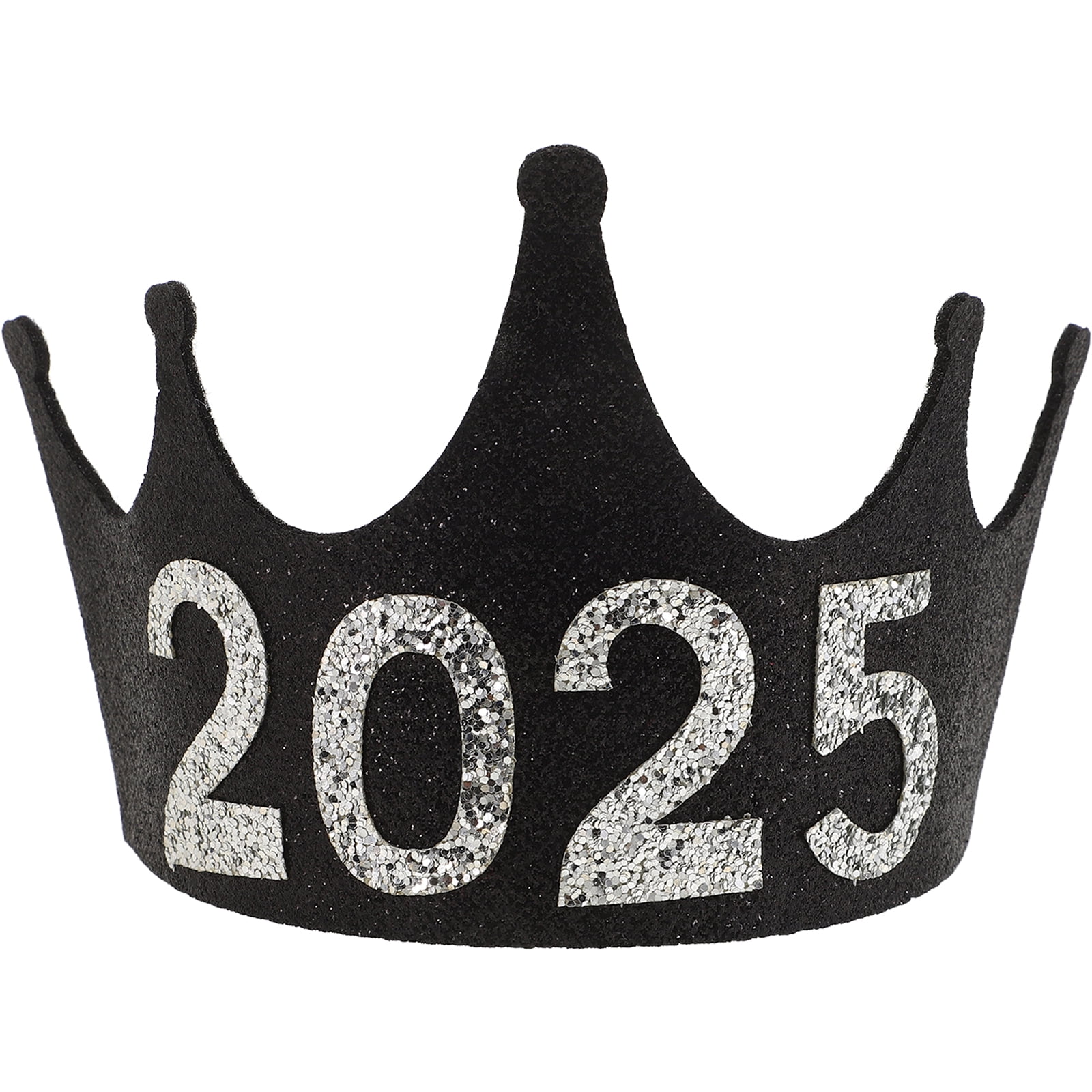 KAKOWELY Diadema con corona de purpurina para Año Nuevo 2025 ...