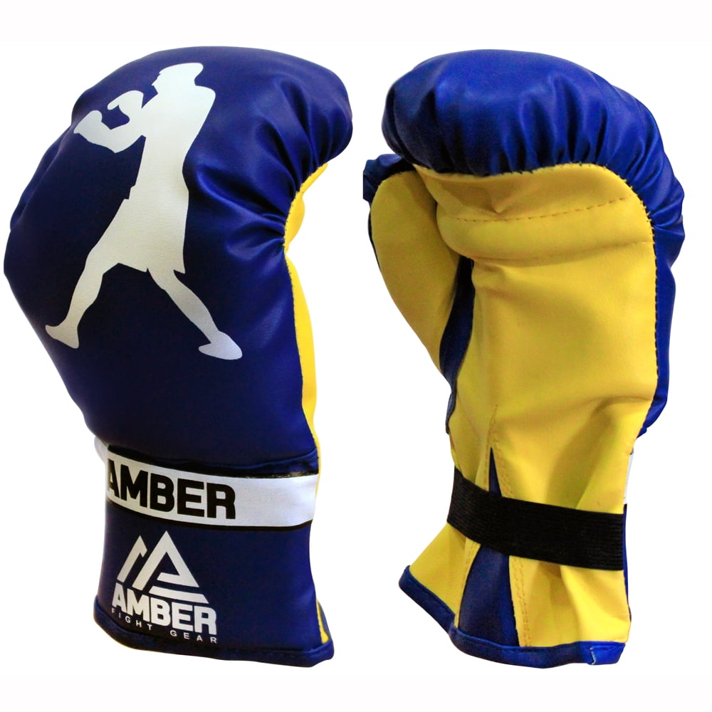 Amber Fight Gear Junior Boxing Gloves, 6oz Gloves for Children Age 3 to ...