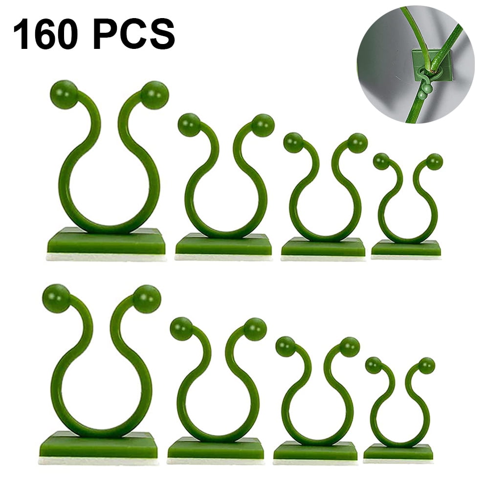 160 PCS Plant Climbing Wall Fixture Clips, Plant Clips, Vine Plant Wall ...
