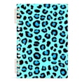 Blue Leopard Print Pattern A5 Notebook Set of 2 Refillable 60 Sheets ...