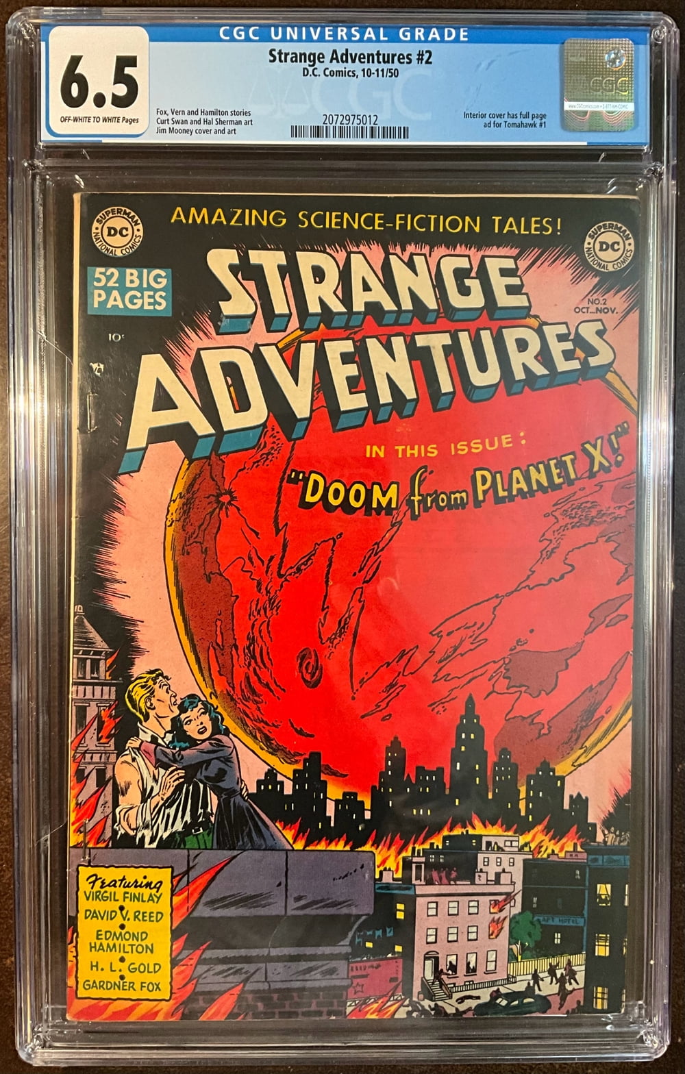 Strange Adventures #2 - CGC 6.5 Comic Book - Walmart.com