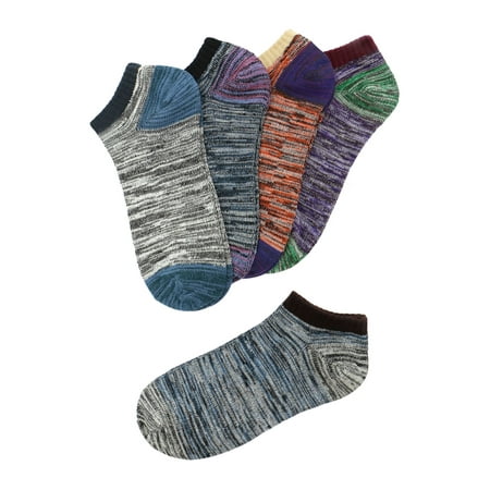 Coupe Bas hommes Longueur cheville élastique Chaussettes 5 paires 10-13 ...