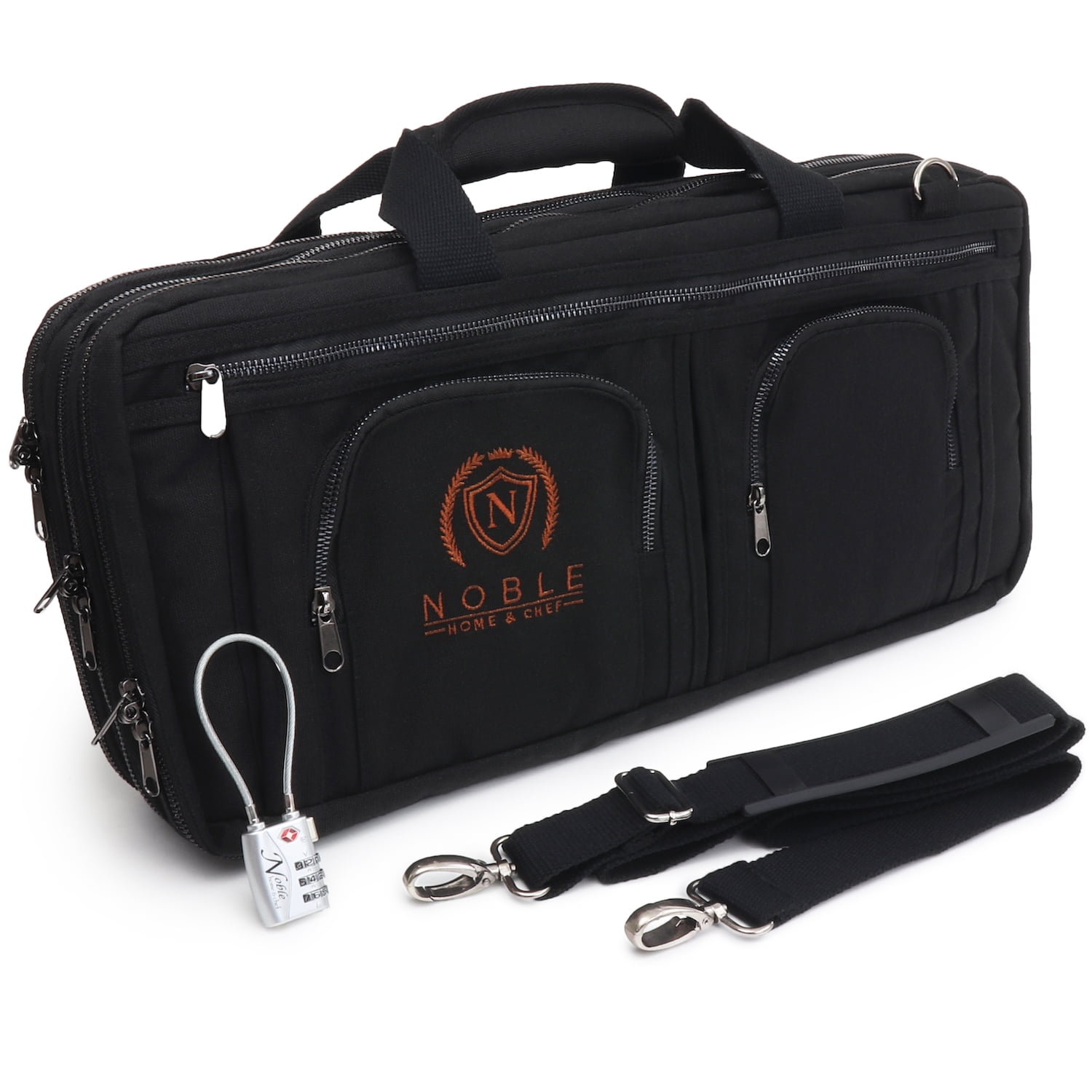 Chef Knife Bag Holds 19 Knives PLUS Honing Rod and Several Large ...
