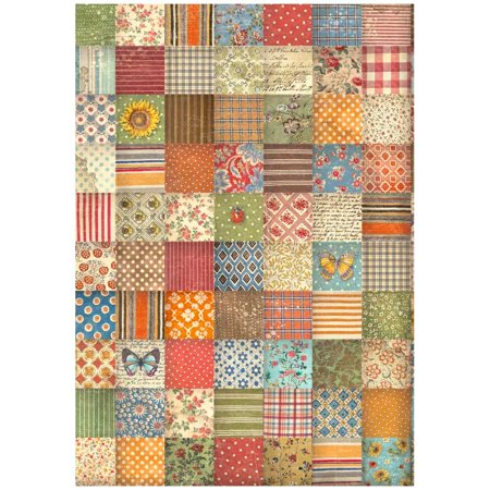 Stamperia Rice Paper Sheet A4-Sunflower Art Patchwork | Walmart Canada