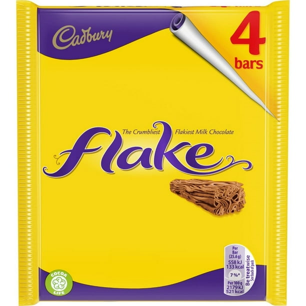 Cadbury Flake Chocolate Bar 4pk - 80g (Pack of 3) - Walmart.com