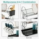 Dish Drying Rack, iSPECLE 2 Tier Dish Rack with Drainer Board with ...