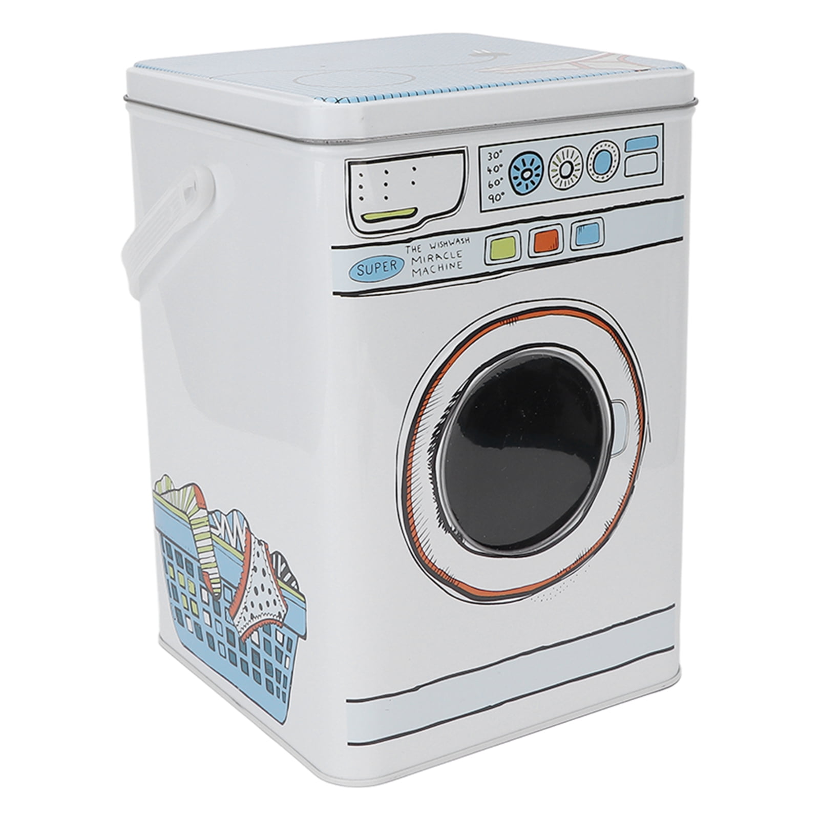 Detergent Container, Decor Display Tin Laundry Room Container Washing ...