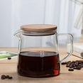 Clear Glass Range Coffee Server, 300 ML(10oz) Coffee Carafe with Lid ...
