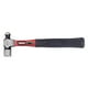Proto Ball Pein Hammer, Straight Fiberglass Handle, 13 in, Forged Steel ...
