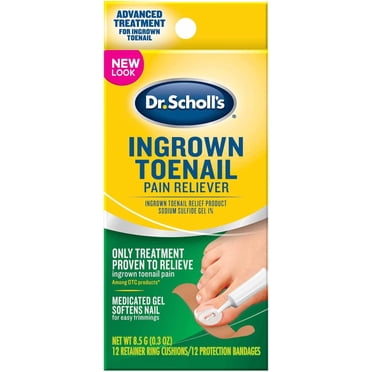 Dr. Scholl's Ingrown Toenail Pain Reliever kit- OTC Foot Care Treatment ...