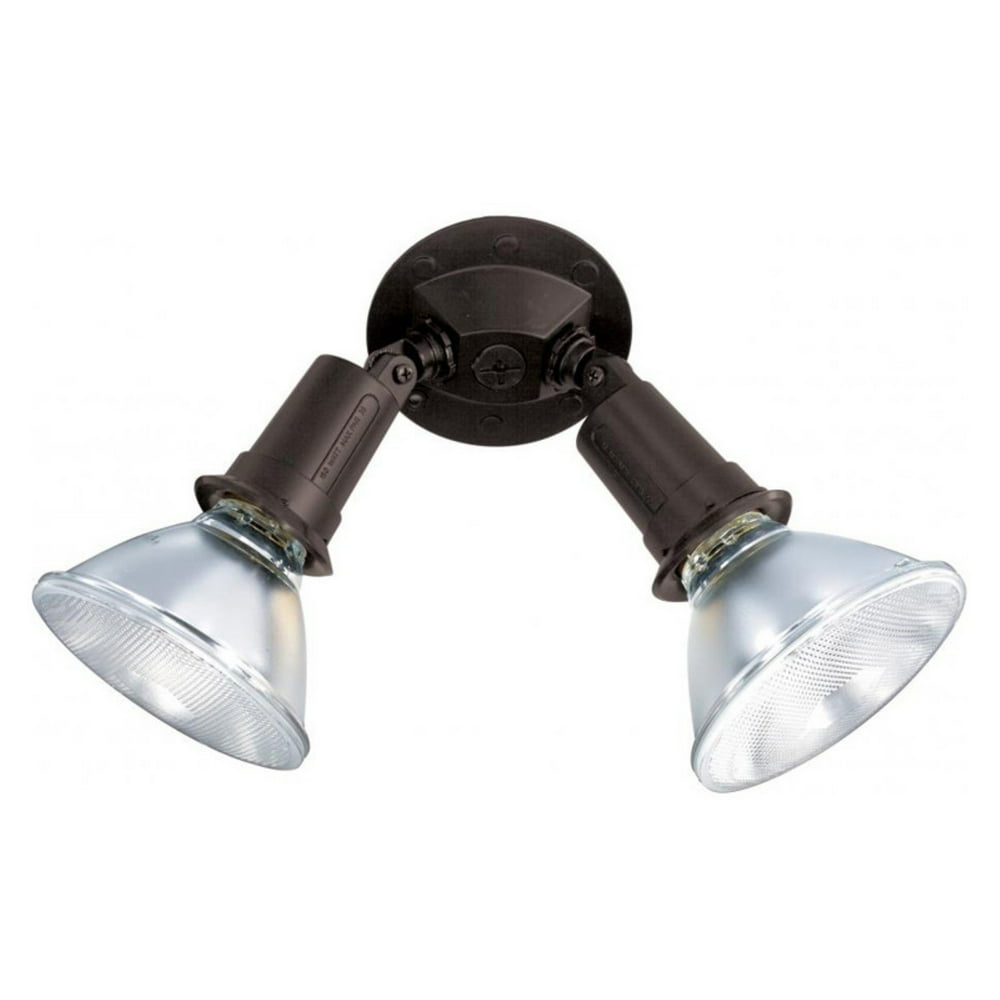 2 Light - 10" - Flood Light, Exterior - PAR38 w/Adjustable Swivel ...