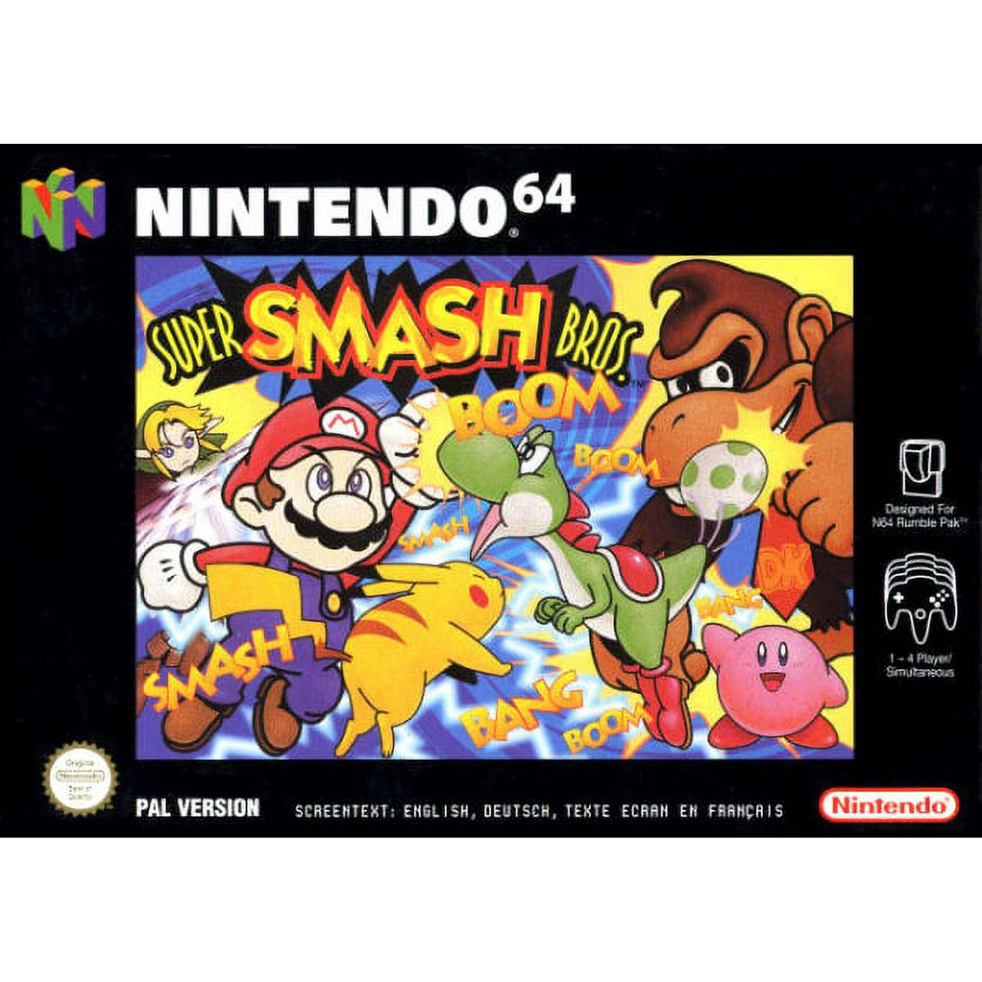 Super Smash Bros Characters N64