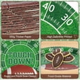 24 Pack Touchdown Football Plates Sets - Rugby Theme Party Supplies, 7 ...
