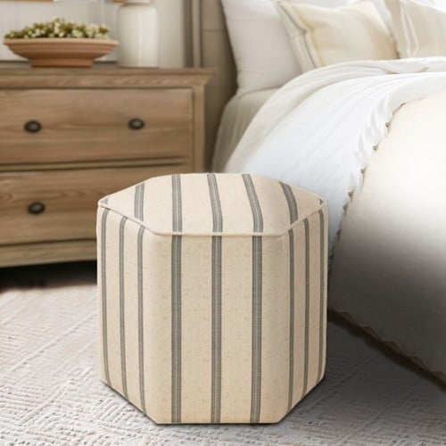 Click here for Unbranded Footstool - With Padded Fabric And Woode... prices