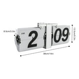 Miumaeov Retro Flip Desk Shelf Clock Flipping Out Classic Digital Clock ...