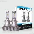 PIAA 26-17307 H7 Platinum LED Replacement Bulb; 25W; 6000K; 4000LM ...