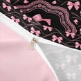 Catabedysis Bowtie Initial E Duvet Cover Queen,Cute Coquette Bowknot ...
