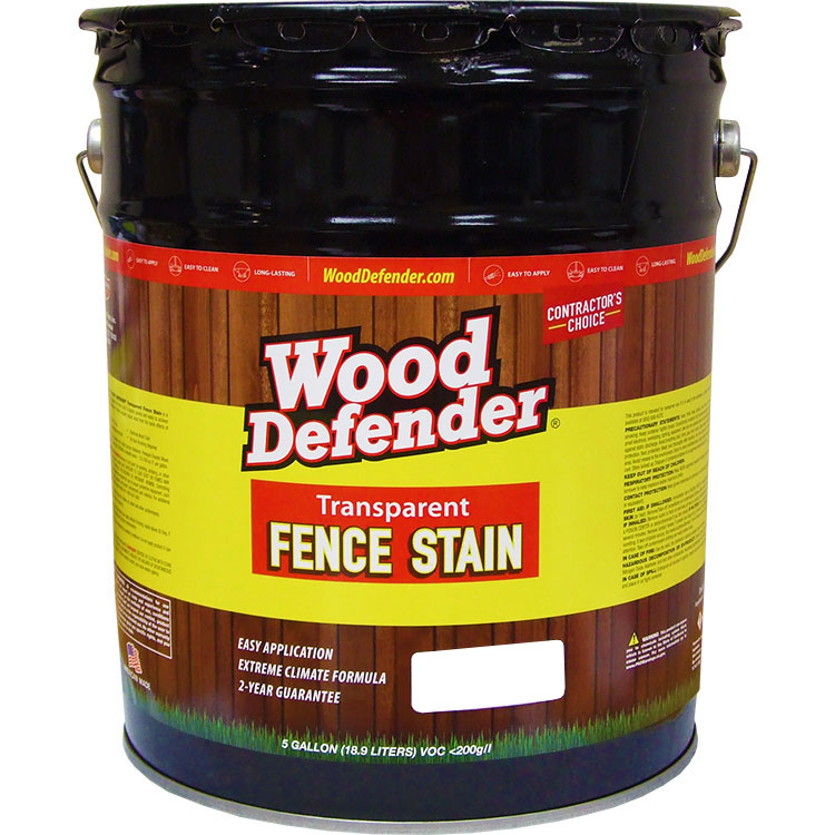 Wood Defender Transparent Fence Stain CLEAR GLOW 5-gallon - Walmart.com ...