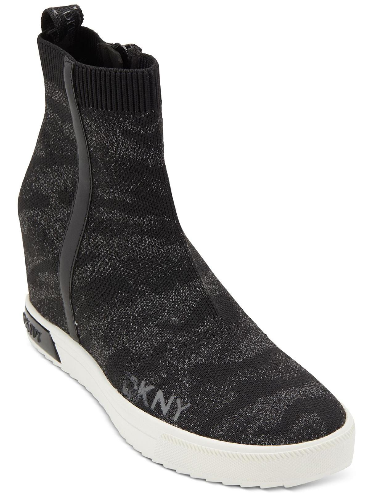 DKNY Womens Cali Knit Wedge Casual and Fashion Sneakers - Walmart.com