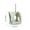 Fzsteel Practical Small Bird Feeder with Roof to Block Wind and Rain ...