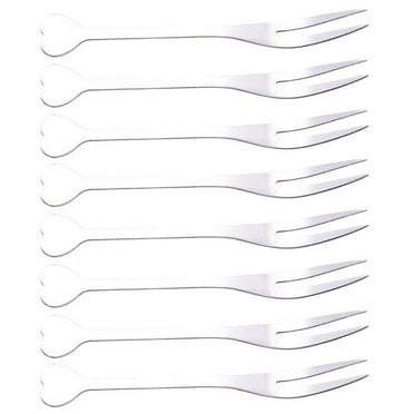 Maison du Fromage Reusable Mini Serving Forks, Burnished Bamboo, Set of ...