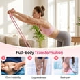 Multifunction Elastic Yoga Resistance Band, 8-Tube Pedal Puller with ...