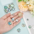 20Pcs 4 Styles Natural Abalone Shell/Paua Shell Cabochons with Acrylic ...