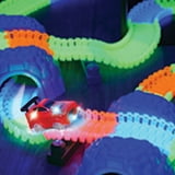 As Seen on TV Magic Tracks Glow in the Dark Flex Racetrack with 2 Race ...
