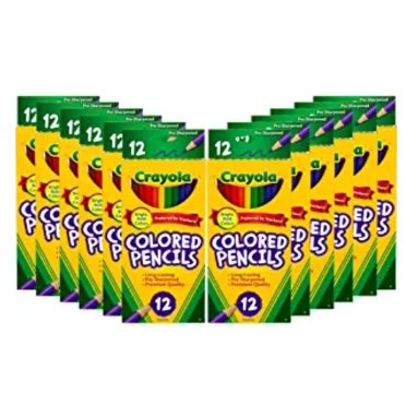 Crayola Watercolor Colored Pencils, 12 colors per box, Set of 6 boxes ...