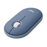 Logitech Pebble Cordless Mouse, USB, Bluetooth, 2.4 GHz Receiver ...