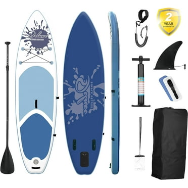 PROMARINE 10' Wide Inflatable SUP with Adjustable Paddle, Carry Bag ...