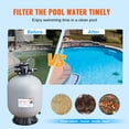 BENTISM 24" Sand Filter Above Inground Swimming Pool Sand Filter with 7 ...