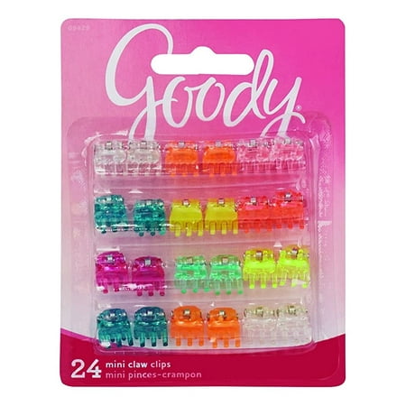 Goody Girls Classics Mini Claw Clips, 24 Count | Walmart Canada