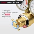 Small Oxygen Acetylene Regulator Set, CGA 540 and CGA 200 Fit Outlet ...