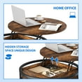 Free Shipping! Dextrus Round Lift Top Coffee Table, Center Tables with ...
