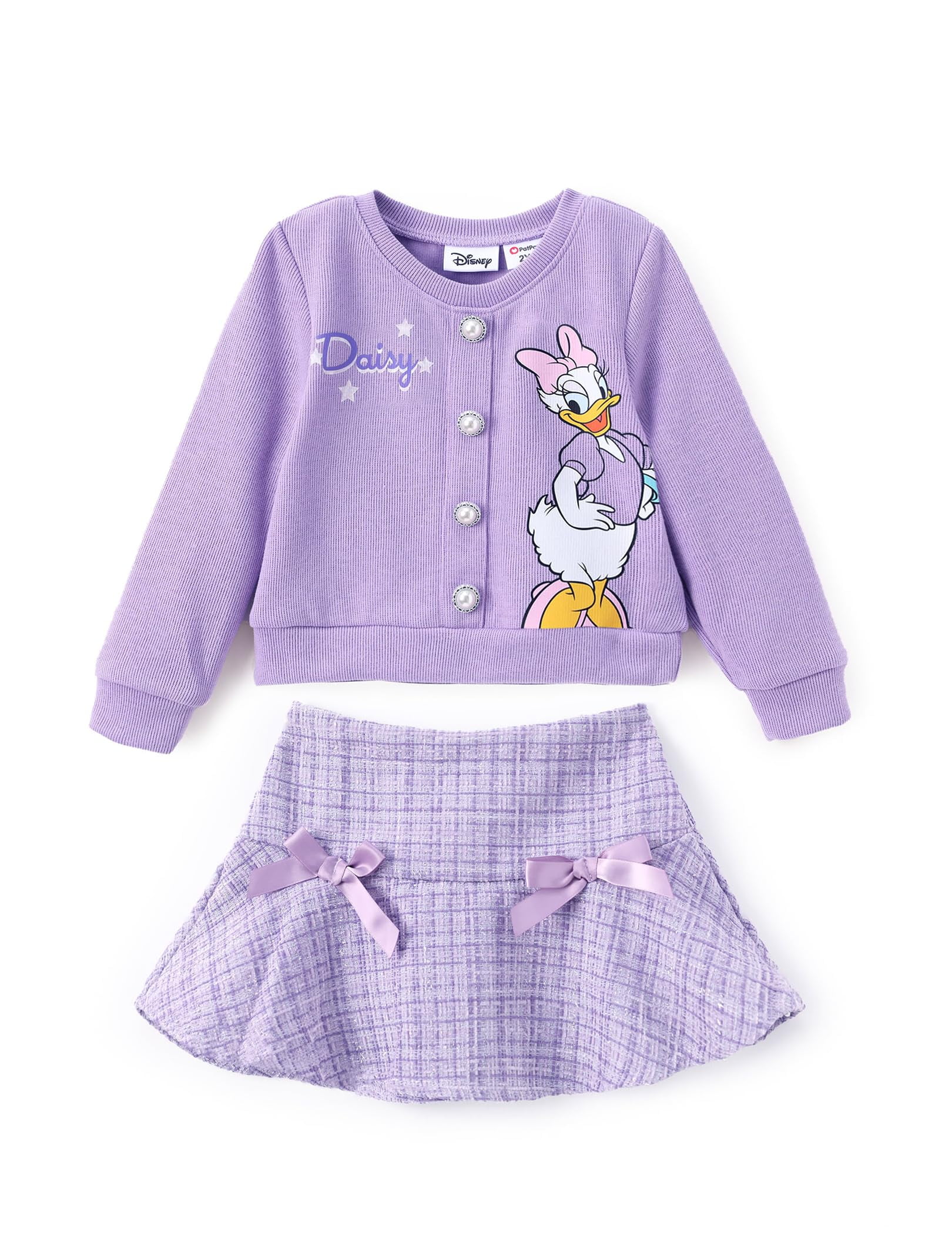 Disfraz Disney Mickey and Friends Daisy para niña pequeña 3T, morado ...