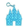 Disney Princess Castle High-Quality Silicone Fidget Toy Keychain ...