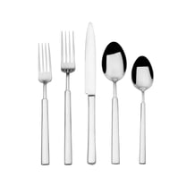 Towle, Flatware Set, Wave 42-Piece, Service for 8 with Stainless Steel ...