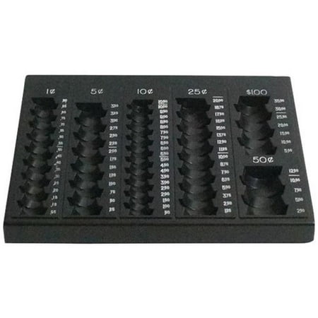 MMF Industries(TM) 221611004 Countex(R) II Coin Tray (Black) | Walmart ...