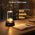 Cordless Desk Lamp - 2Pcs Rechargeable LED Light with 2000mAh Battery ...