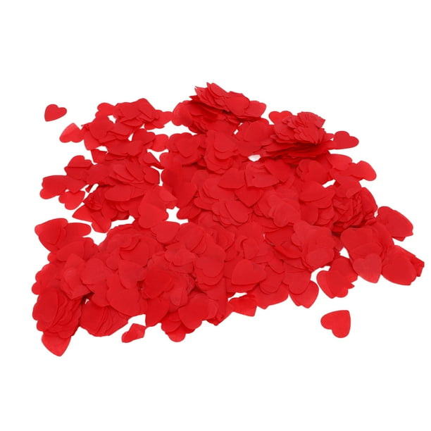 Red Tissue Paper,Paper Confetti 8 Packs Heart Tissue Paper Heart Paper ...
