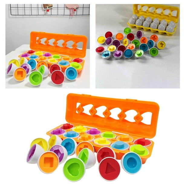 tredstone 12x Montessori Sorter Fun Matching Egg Educational Learning ...