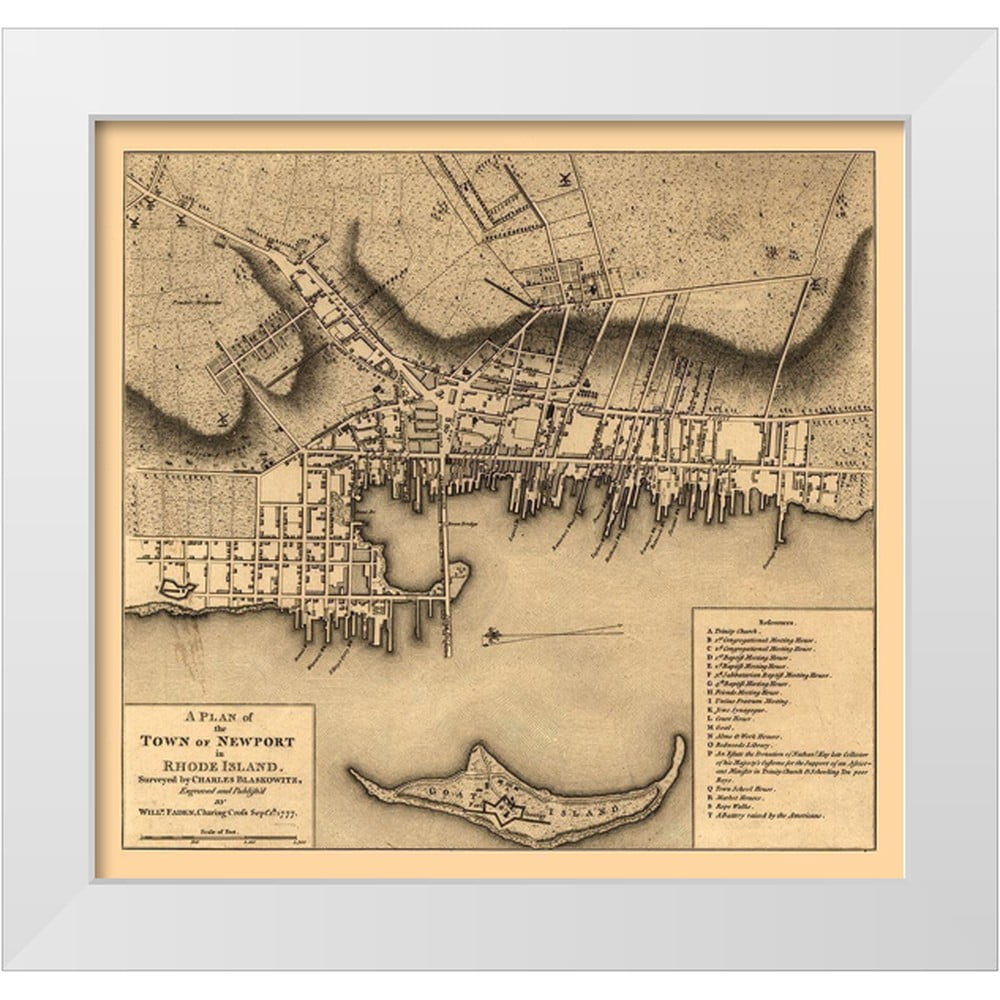 Blaskowitz 13x12 White Modern Wood Framed Museum Art Print Titled ...