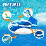 Banzai Motorized Inflatable Pool Float Cruiser Water Float with ...