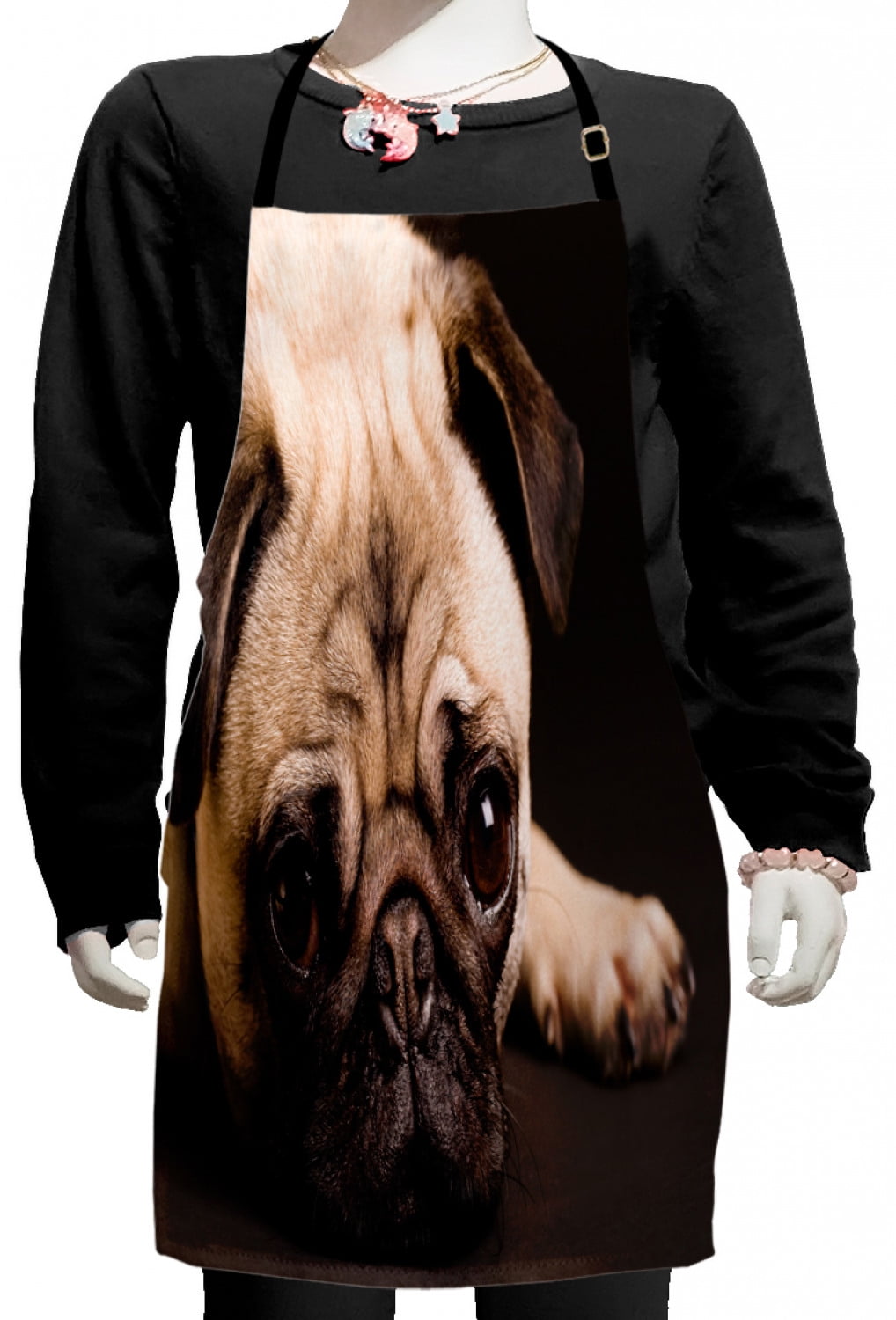 Pug Kids Apron, Photograph of a Pet Its Little Paws Pure Bred Dog Image ...