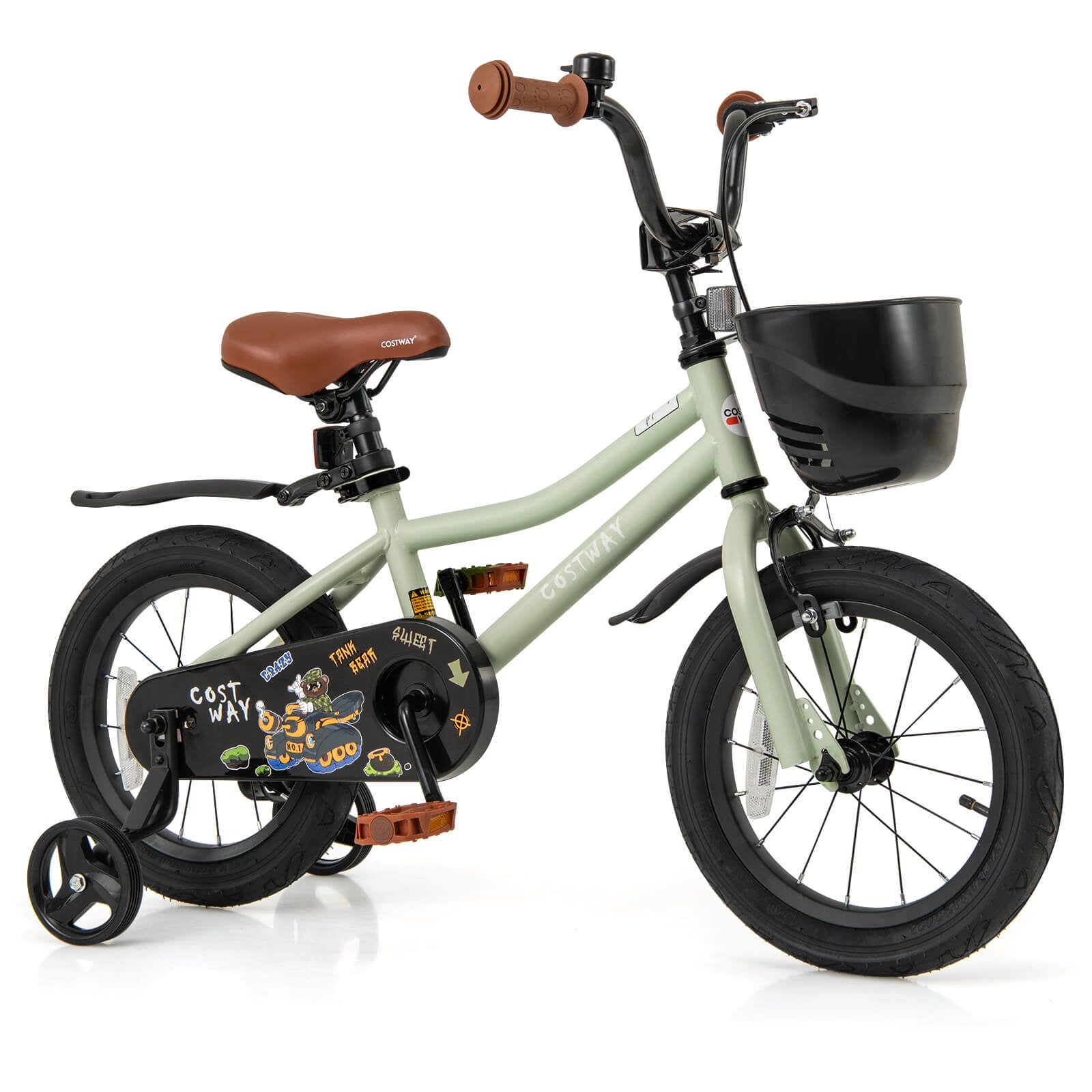 Click here for Costway 14 Kids Bike With Training Wheels Adjustab... prices