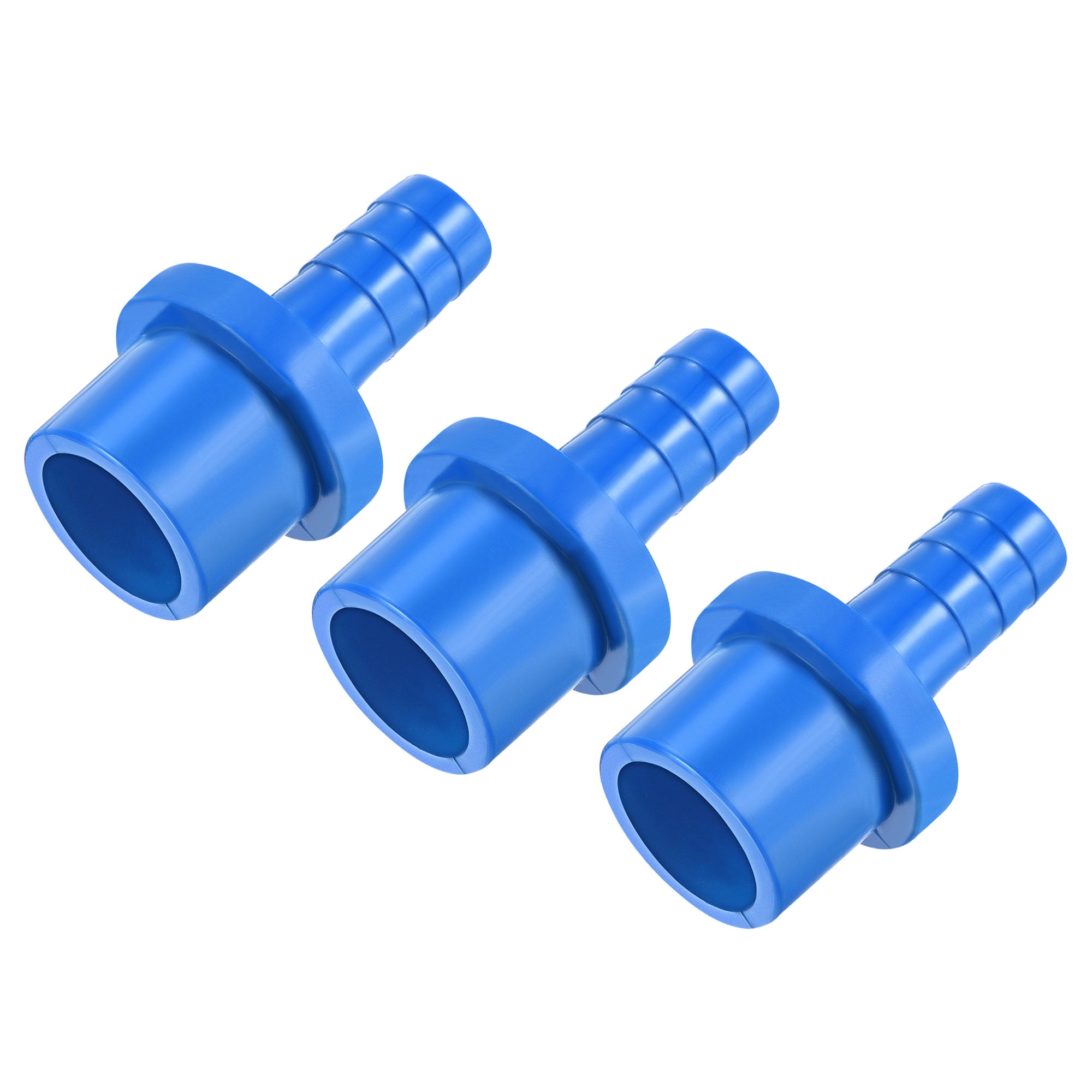 Uxcell 10mm Barbed x 20mm OD Spigot Straight PVC Pipe Fitting Quick ...