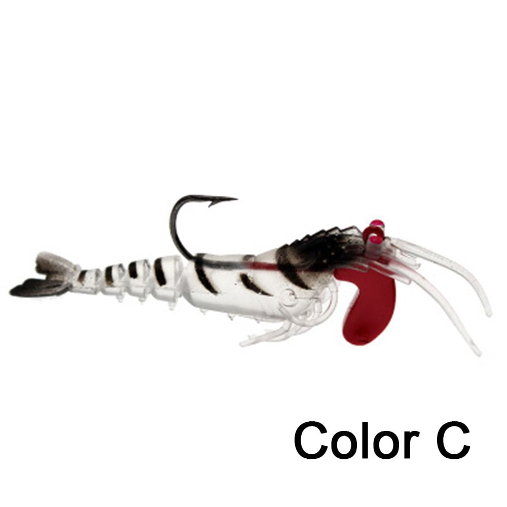 Portable Soft Sea Fishing Biomimetic Hook Worm Silicone Broken section ...
