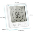 Digital Shower Timer With Waterproof Touch Screen, Temperature and ...