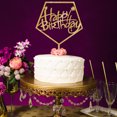 GOOHOCHY Happy Birthday Cake Topper Cake Decorating Tools Cake Topper ...